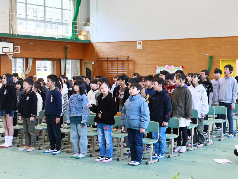 橘小学校 / R07年度（2025） / R080313_卒業証書授与式 / 2_式典 | 橘町メディアギャラリー